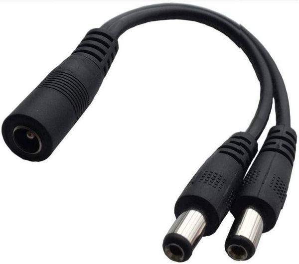 DC Jack Splitter Cable 5.5mm outer, 2.1mm inner – 4tronix